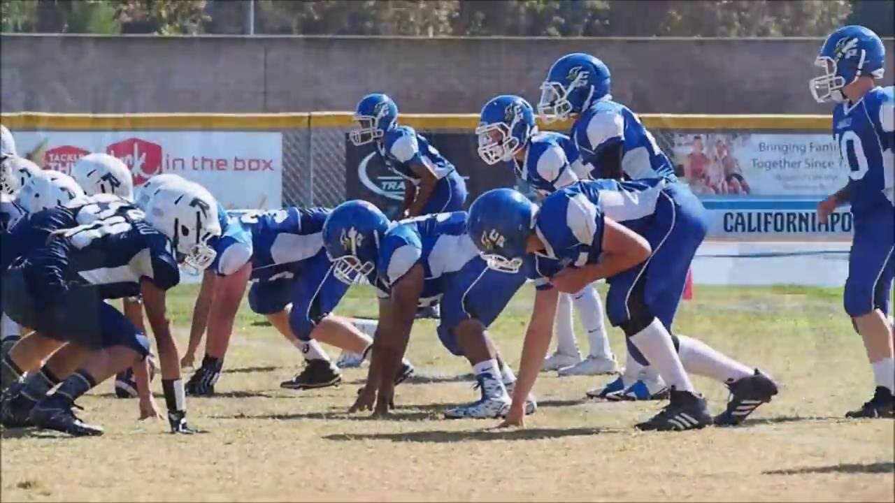 Camarillo Roadrunners Senior Blue Football 2016 - YouTube