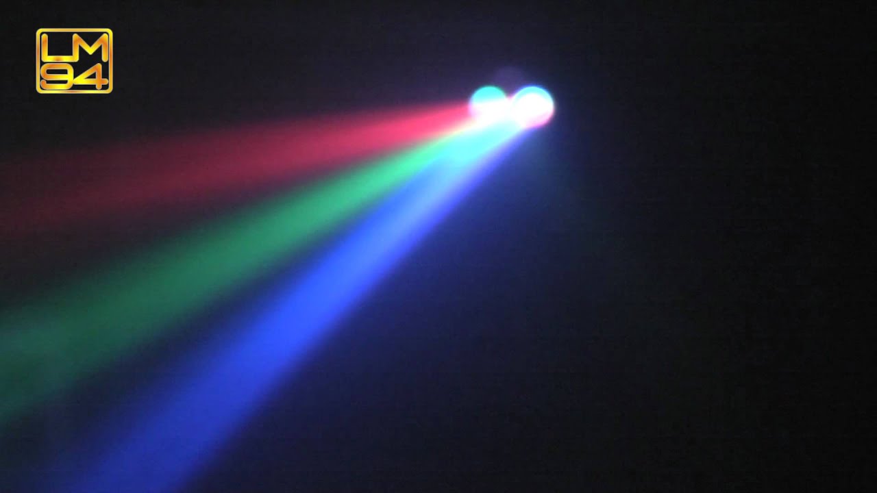 Video - Test Involight - RX 300 HP "LED DMX Tri Scanner" - YouTube