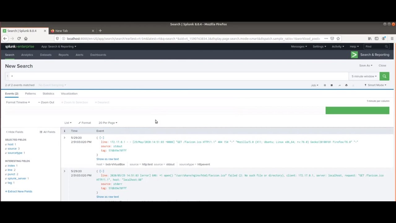 Splunk inside a docker container + simple local nginx forwarding - NO ...