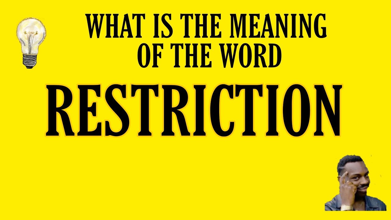 RESTRICTION YouTube restriction-youtube