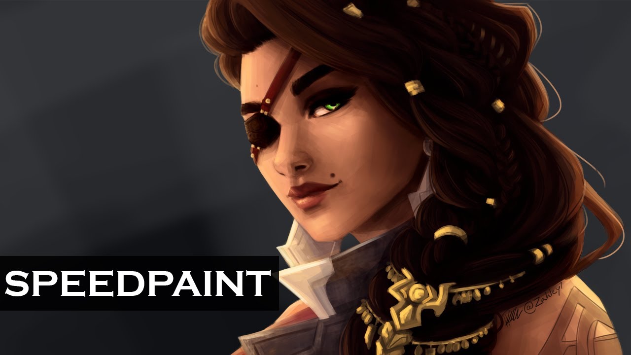 League of Legends Samira fanart - SPEEDPAINT - YouTube