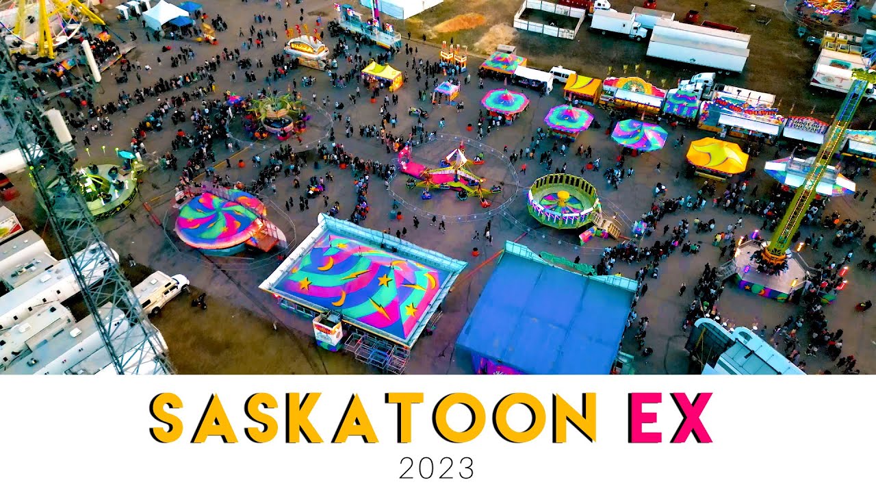 Saskatoon Ex 2023 | 4K Drone | Karankreations Vlogs - YouTube