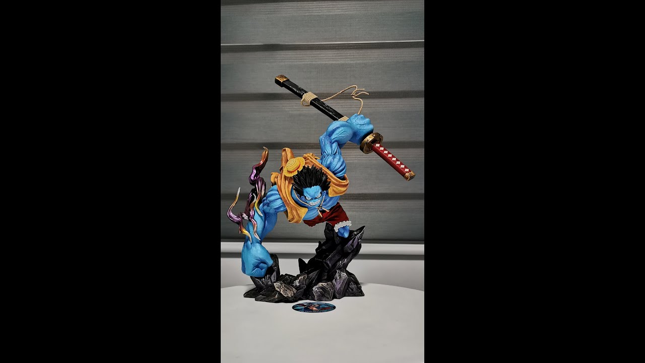 Unboxing - Evil Studio Nightmare Luffy POP Scale - YouTube