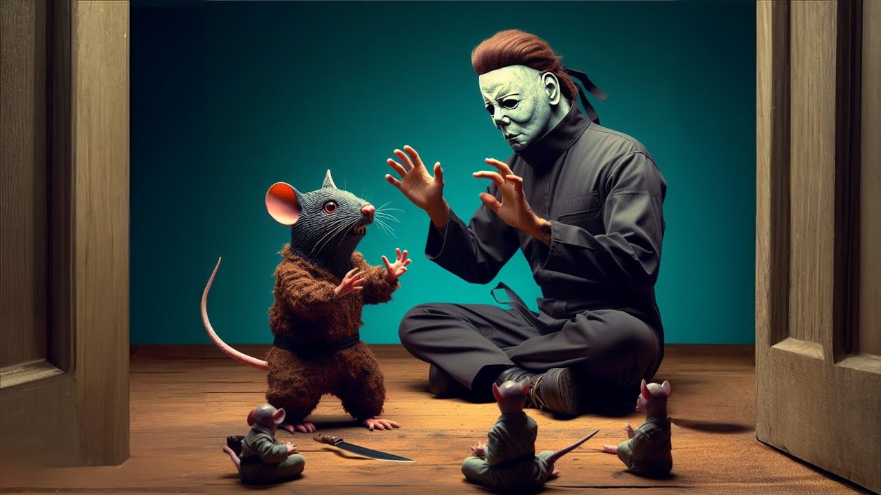 Michael Myers learns from master splinter - YouTube