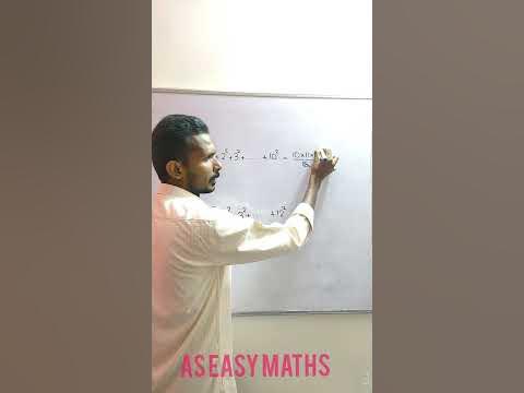Sum of square numbers // വർഗ്ഗങ്ങളുടെ തുക // Shortcut maths - YouTube