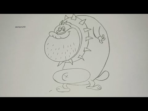 Easy bob drawing || one line drawing || easy drawing || pencil drawing ...