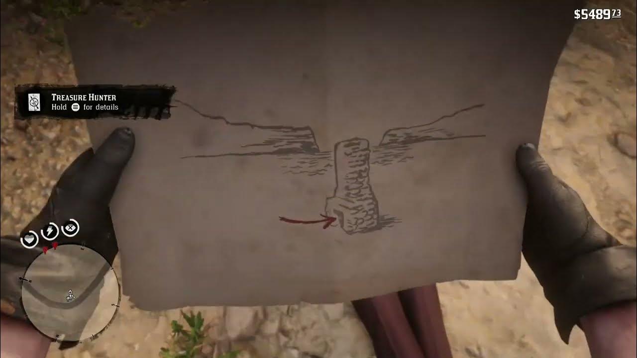 Where To Get The Elemental Trail Map 1 in Red Dead Redemption 2 |Xbox One S - YouTube