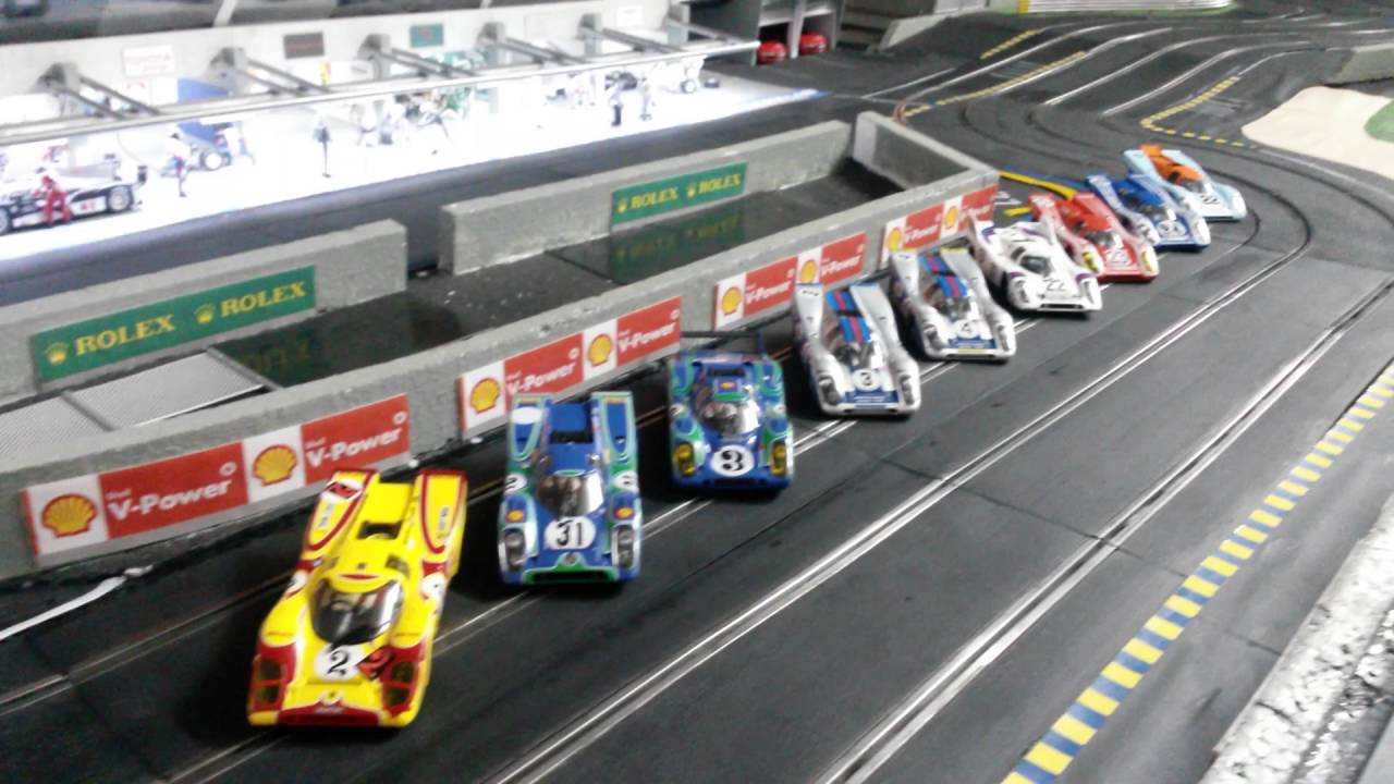 LE MANS SCX 4 LINES PORSCHE 917 - YouTube