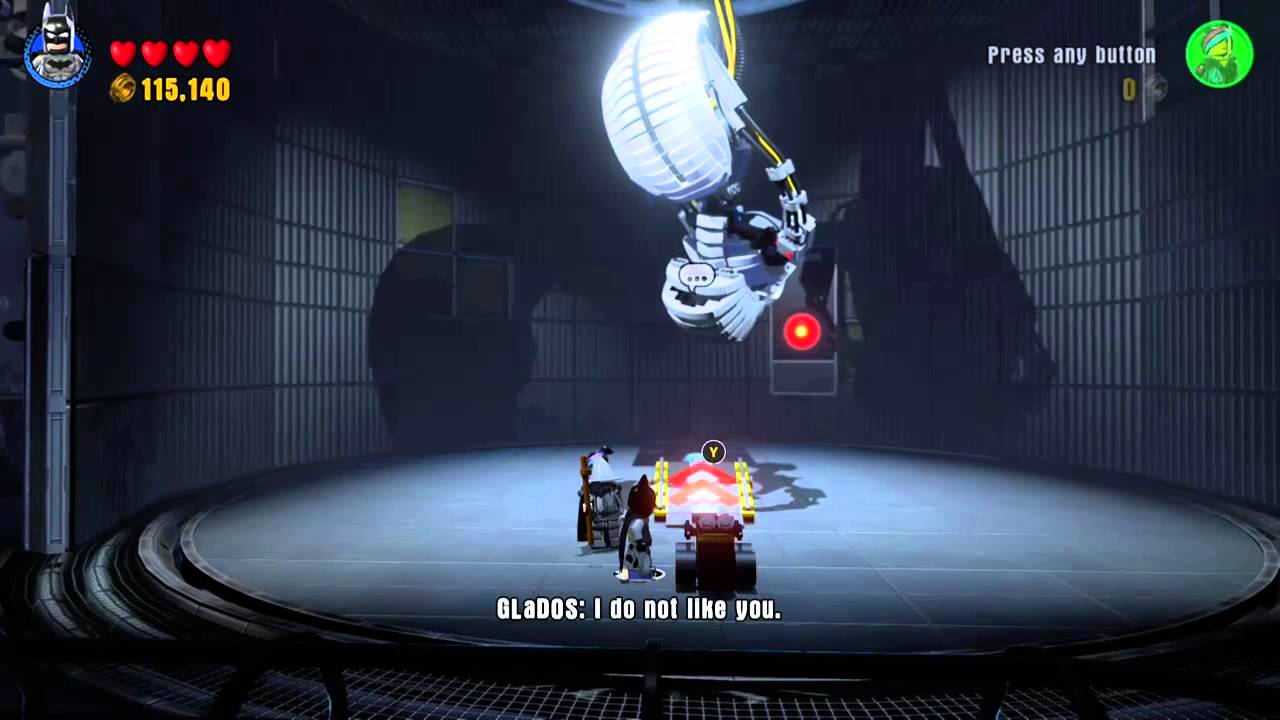 GLaDOS vs HAL9000 in LEGO Dimensions - YouTube