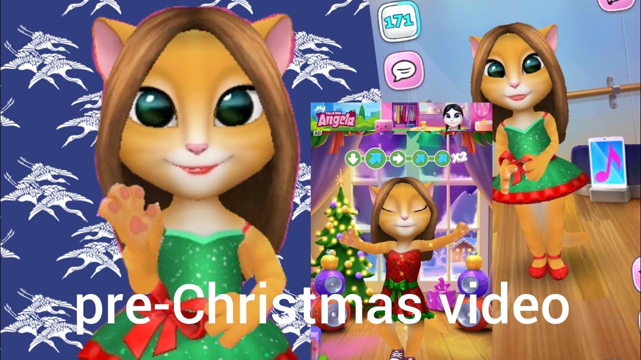 [my talking Angela] Pre-Christmas video 🎄 - YouTube