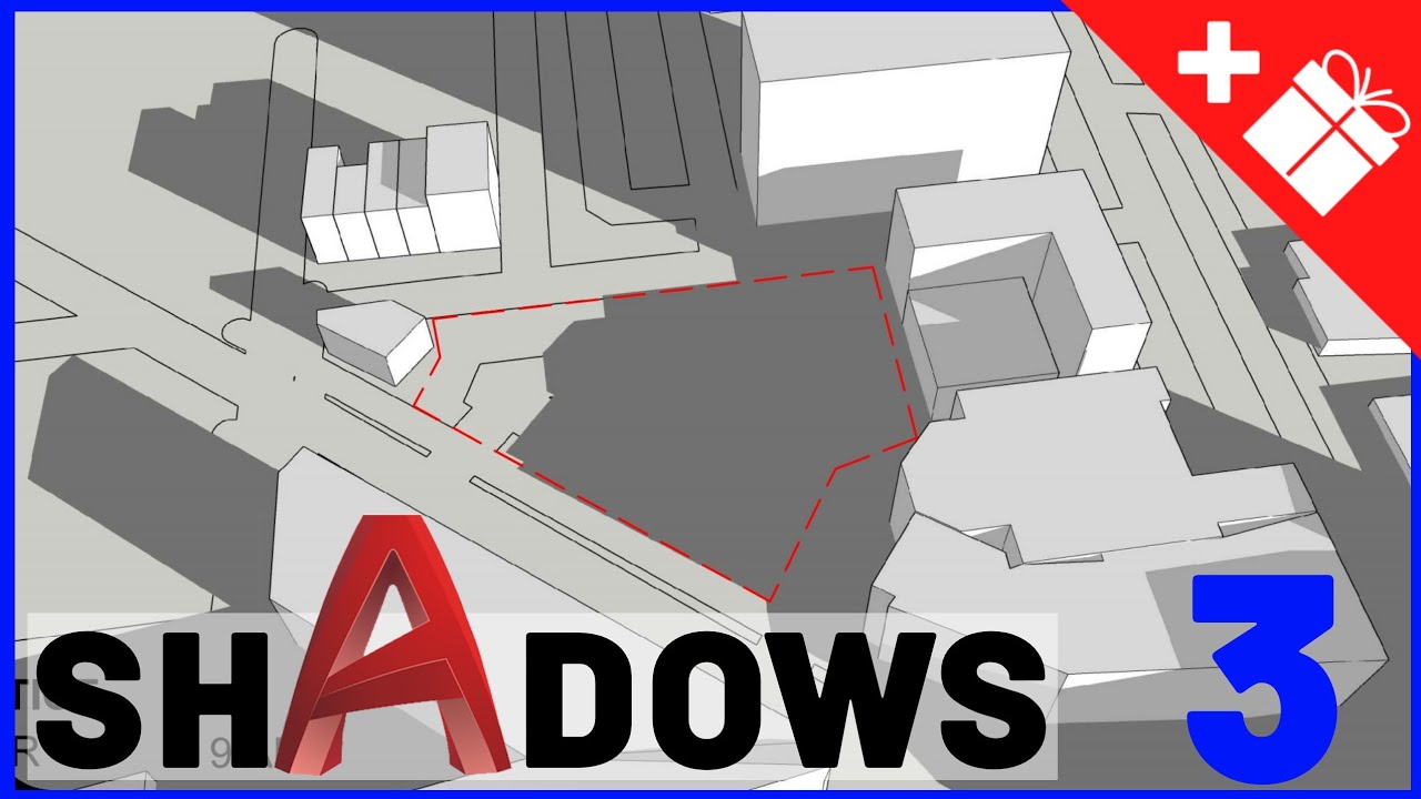 Architecture Shadow Study for Site Analysis in Autocad (3/3) - YouTube