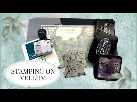 CAN YOU STAMP ON VELLUM?