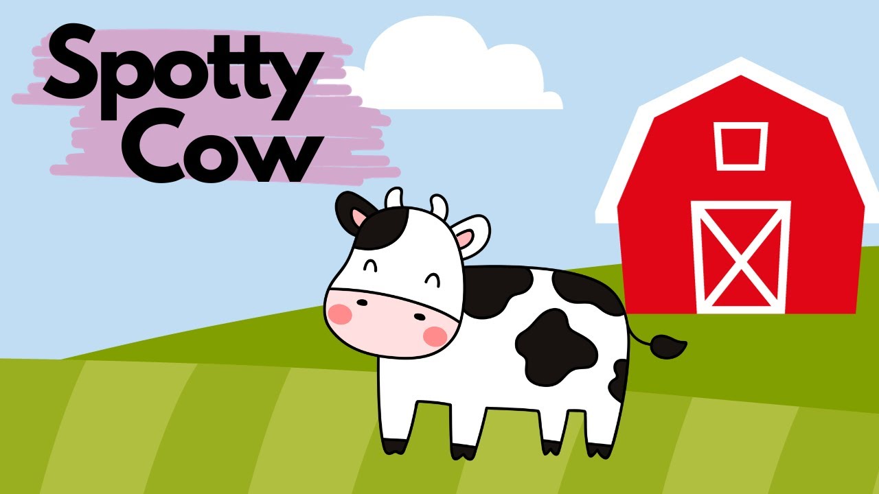 Spotty Cow Poem, Easy Poems for Preschoolers, Animated Educational ...