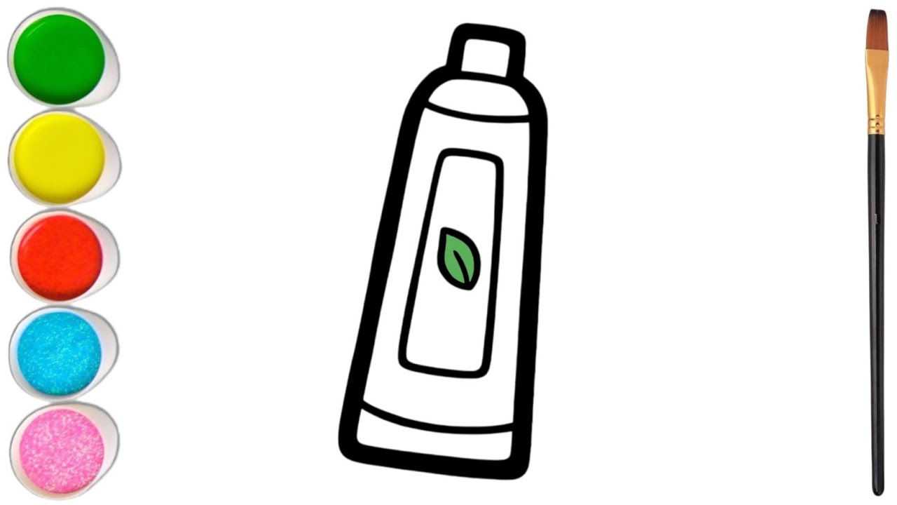 How To Draw A Toothpaste For Kids - YouTube
