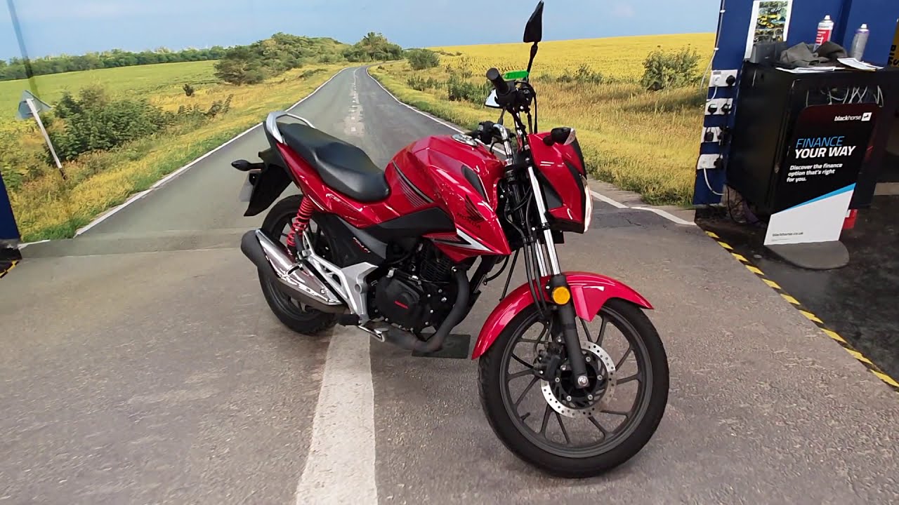 BV18OGE Honda GLR 125 CMC Motorcycles Coleshill - YouTube
