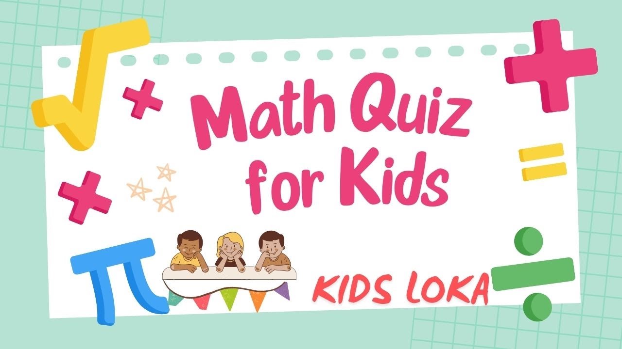 Easy Math Quiz for Kids! 🚀 | Learning Math with Fun Questions - YouTube