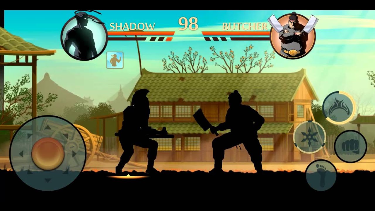 Shadow Fight 2 - Shadow Vs. Butcher - YouTube