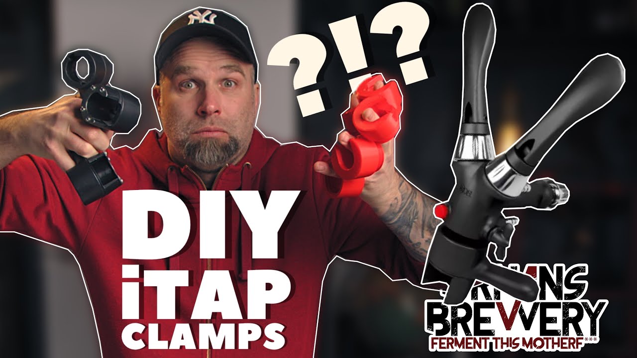 DIY 3D Printed clamps for the iTap beer bottle counter pressure filler ...