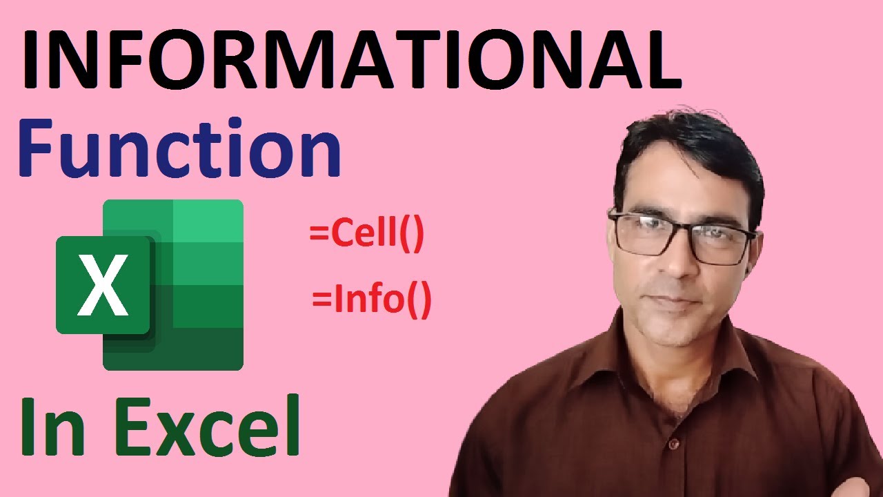 Informational Function In Excel Using The Cell Function And Info informational-function-in-excel-using-the-cell-function-and-info