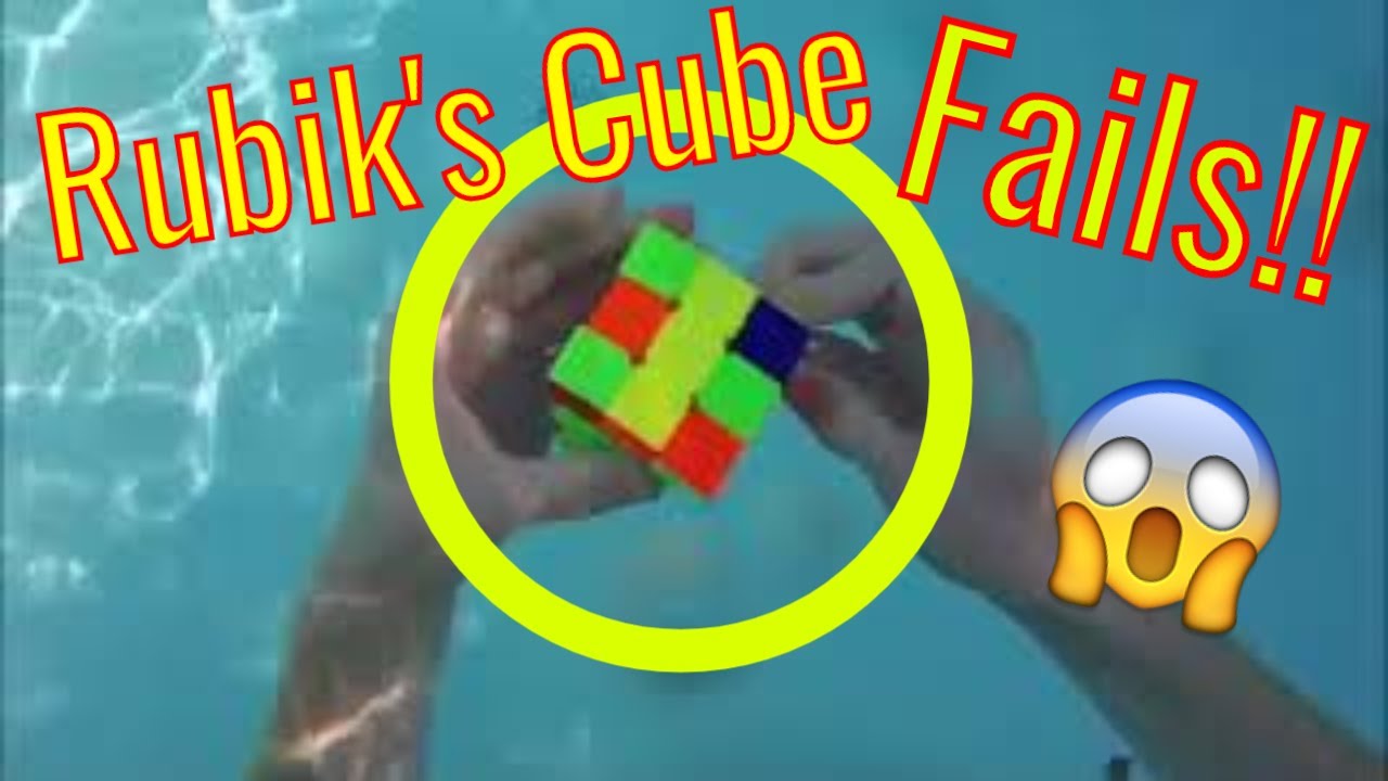 Epic Rubik's Cube Fails Compilation - YouTube