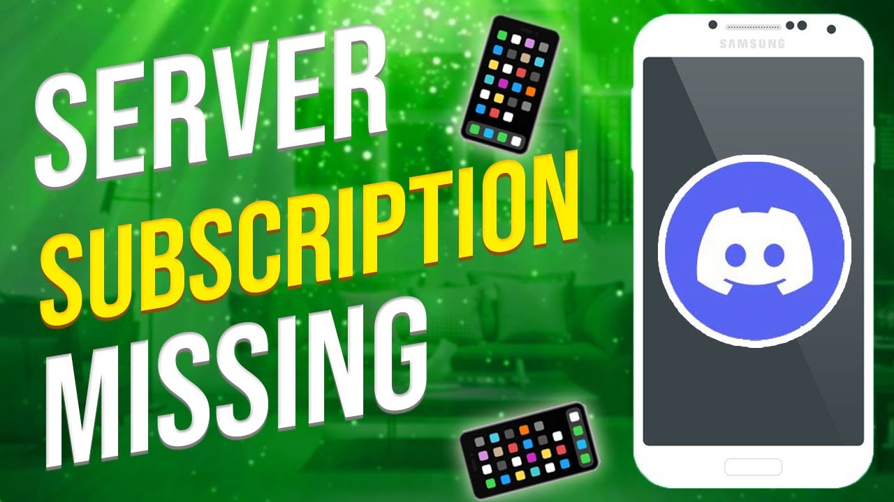 Server Subscriptions Missing On Discord (EXPLAINED!) - YouTube