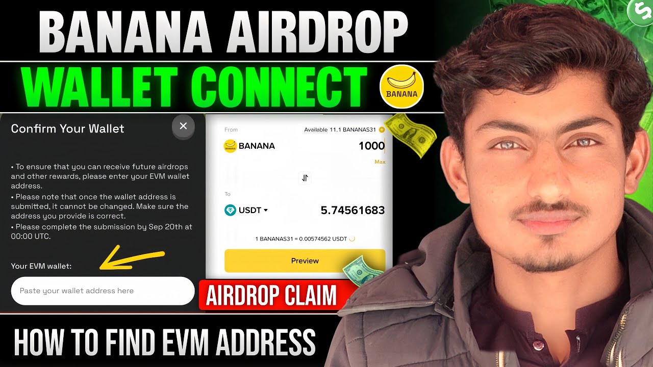 Banana Telegram Bot Wallet Connect | Banana Coin Listed on Binance ...
