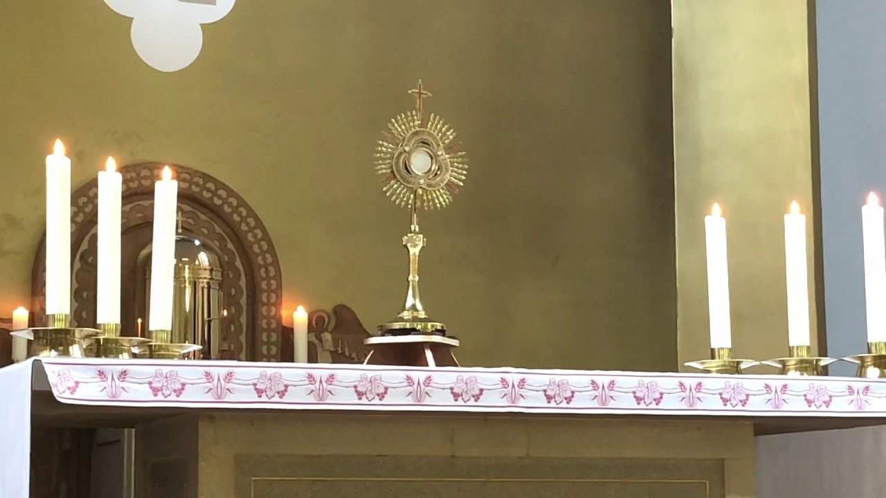 Exposition of the Blessed Sacrament and Benediction for Corpus Christi ...