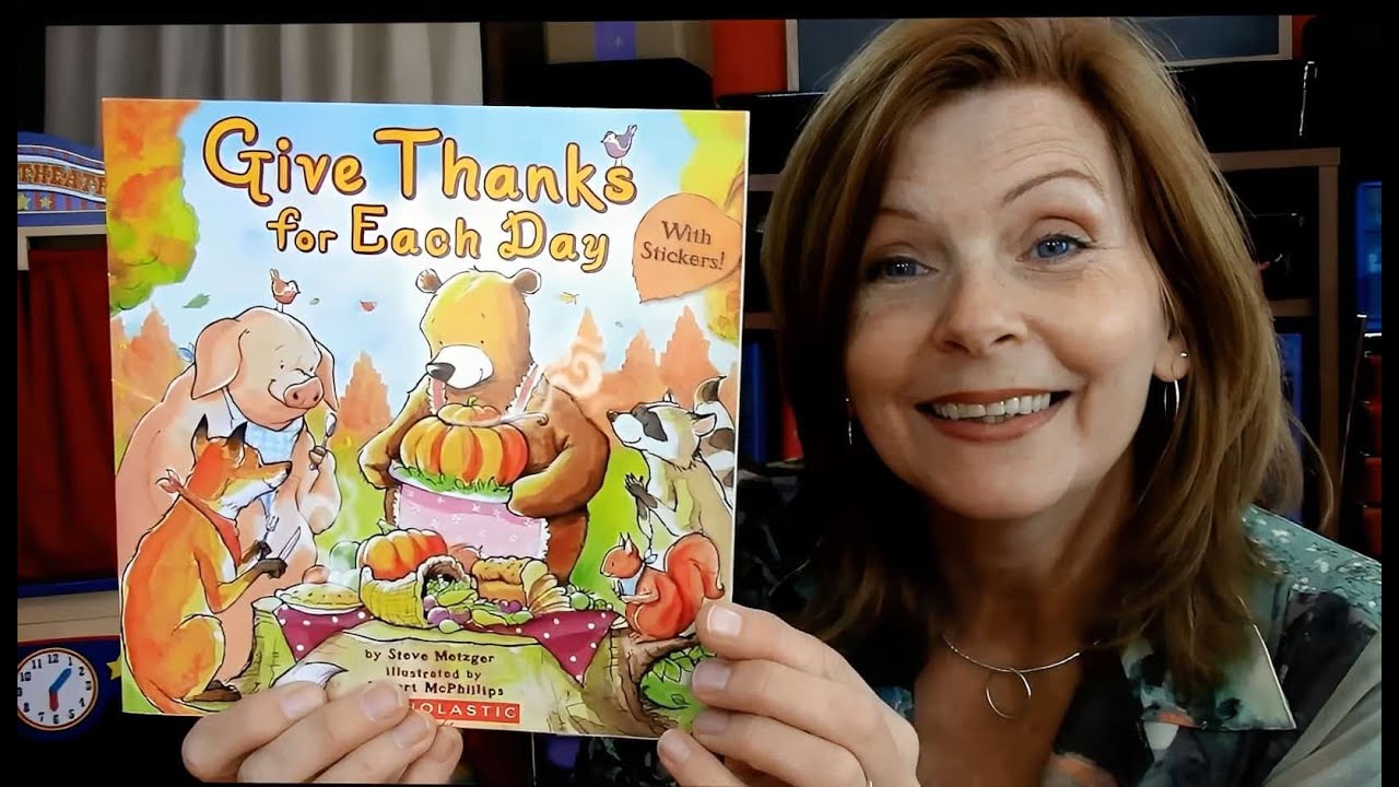 🦃 FREE Thanksgiving Story! Give Thanks for Each Day by Steve Metzger ...