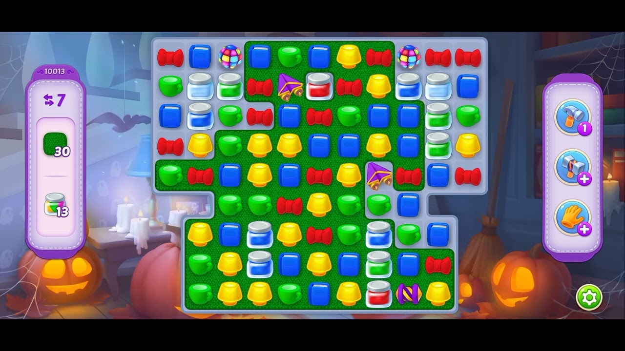 Homescapes level 10013 Hard level - YouTube