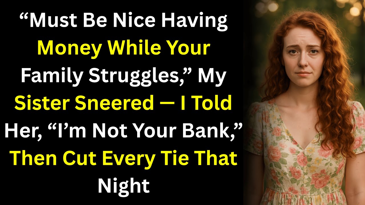 “She Said I Owed Her Everything… I Cut Them Off That Night” - YouTube