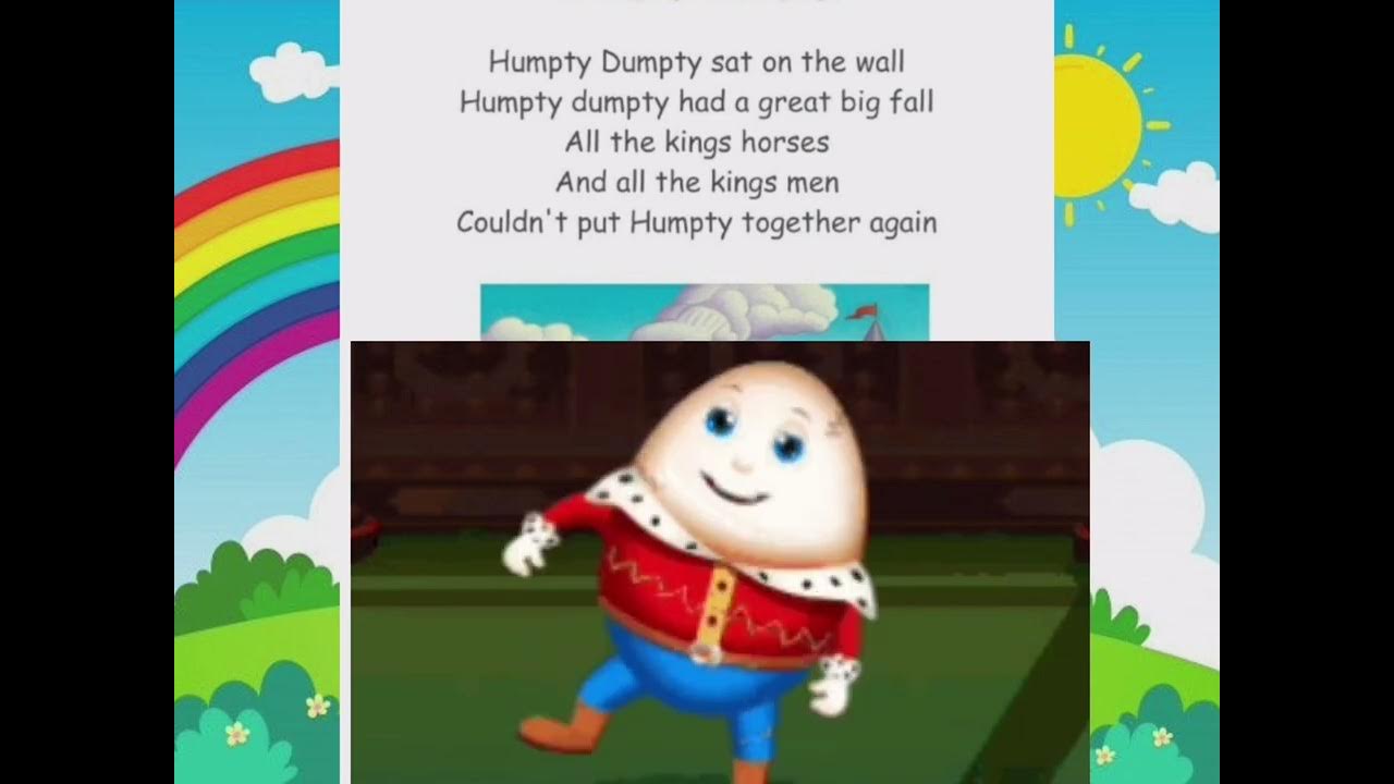 humpty dumpty sat on the wall |nursery rhymes |Twinkle twinkle ...