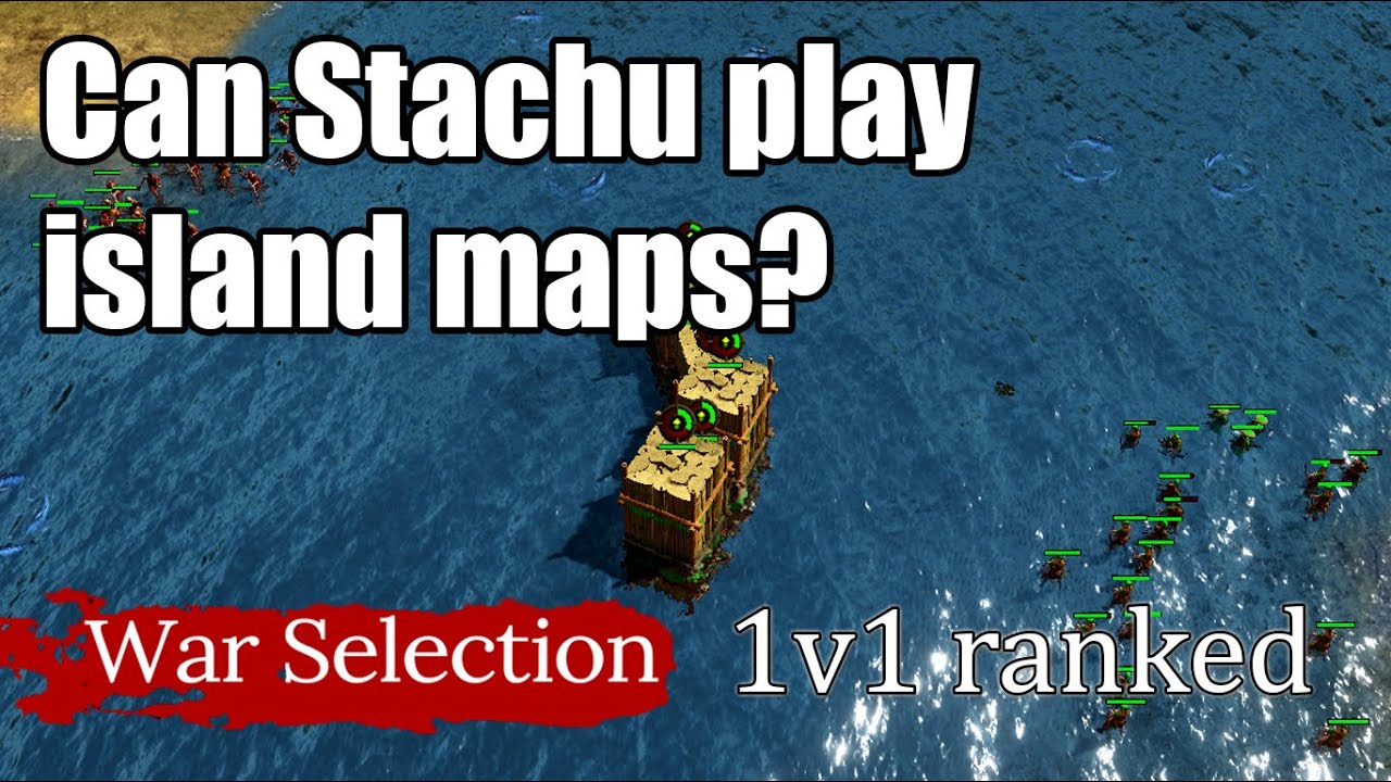 War Selection - 1v1 ranked - How to play choke / island maps? - YouTube
