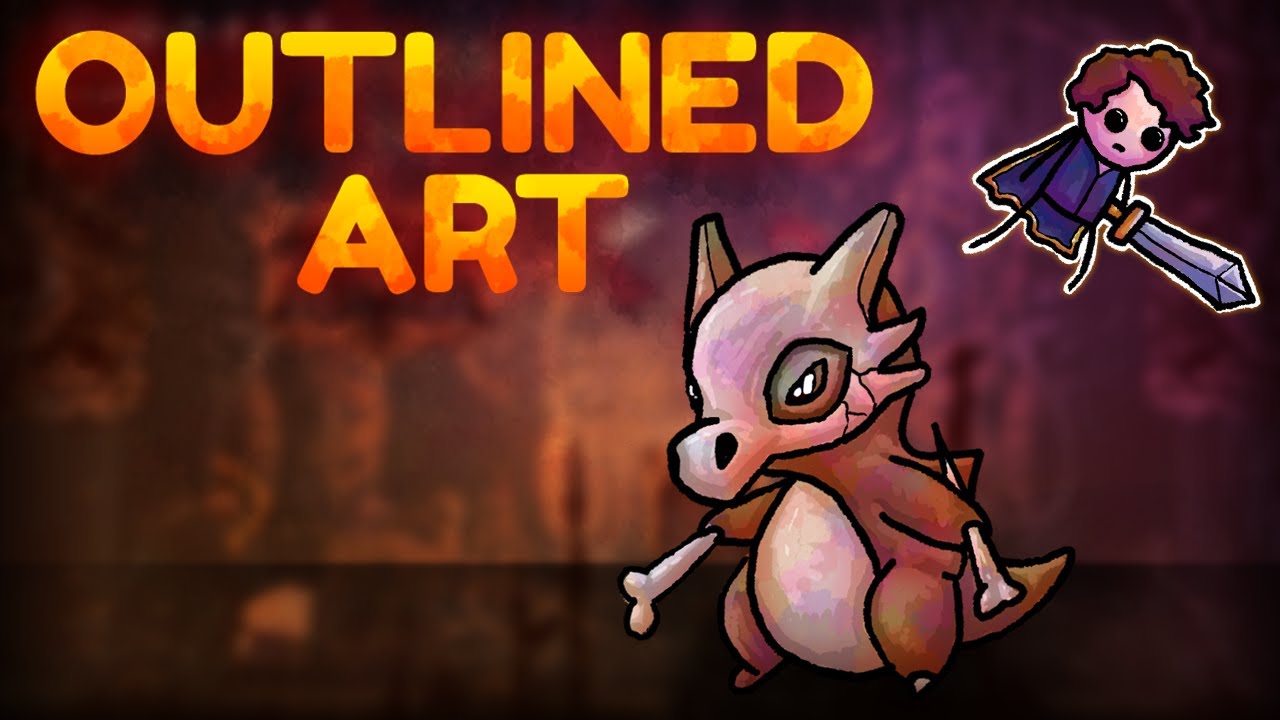 How to make OUTSTANDING OUTLINED ART | For Any Skill - YouTube