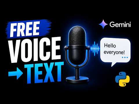 Build FREE Real-Time Speech-to-Text with Gemini Live
