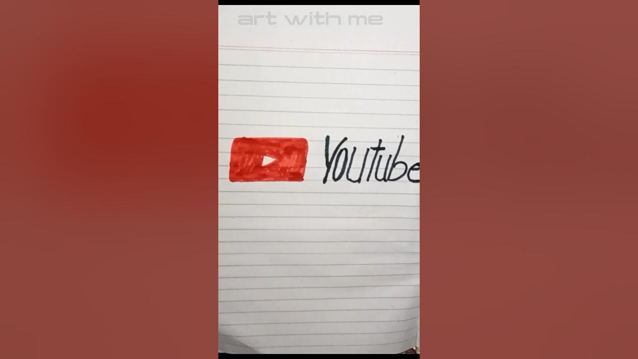 how a draw youtube logo - YouTube