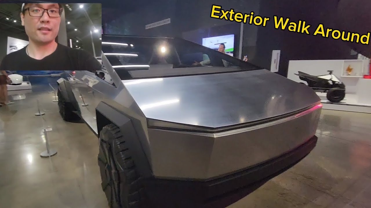 ⚡️Tesla cybertruck exterior closeup and interior LEAK footage🤫 - YouTube
