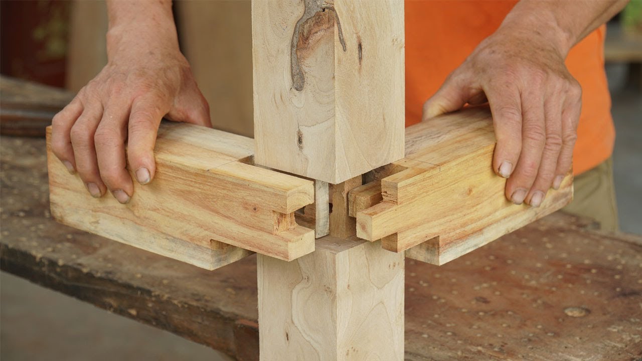 Top 4 Extreme Exactly TECHNIQUES Japanese Traditional Wooden Connection ...