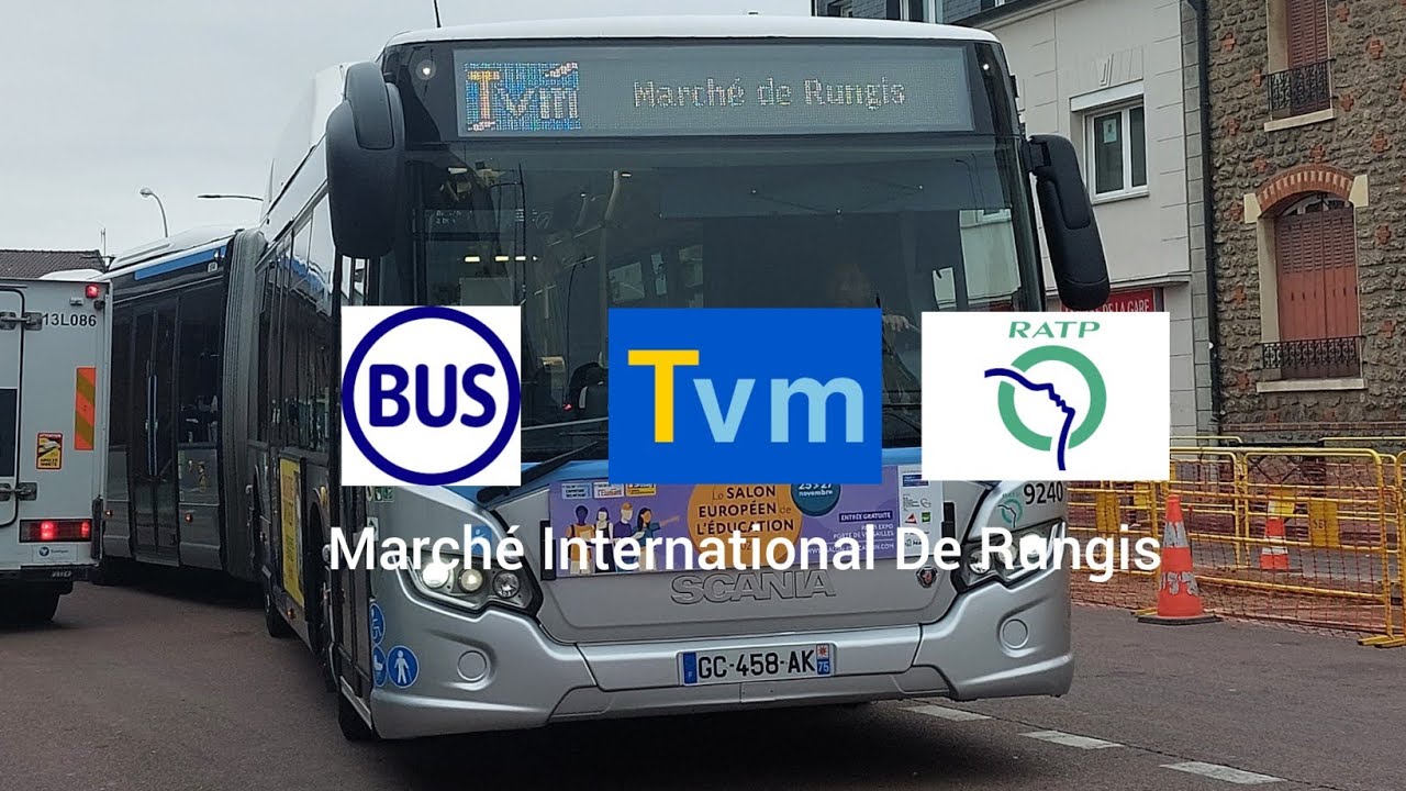 Bus TVM RATP - Scania Citywide 18 GNV - Saint Maur Créteil RER ...