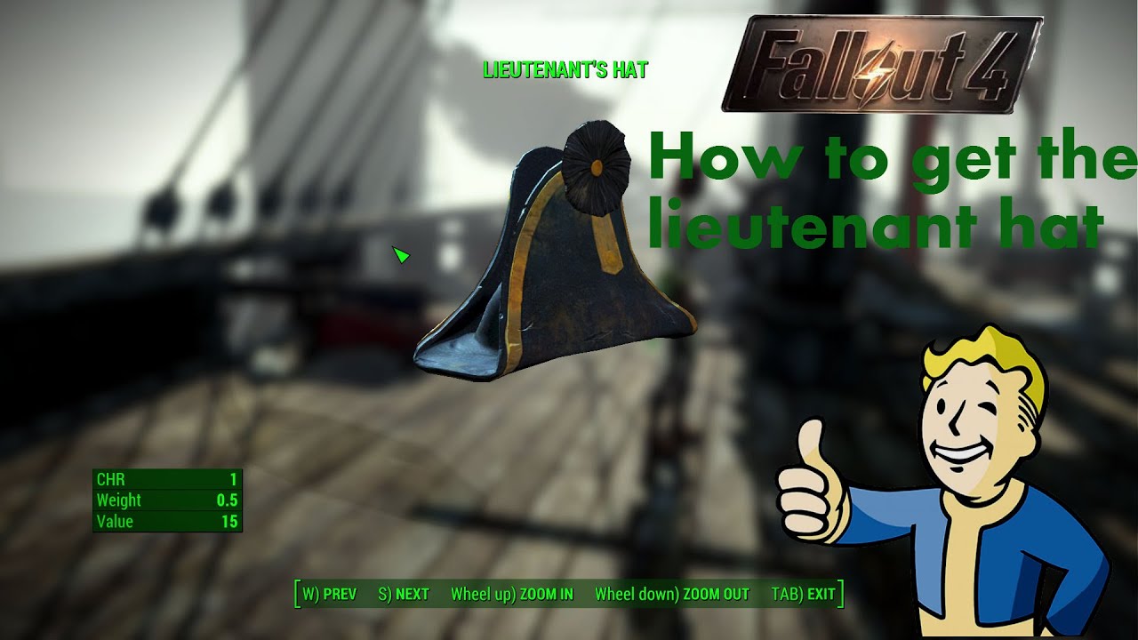 Fallout 4 rare hat tutorial - YouTube