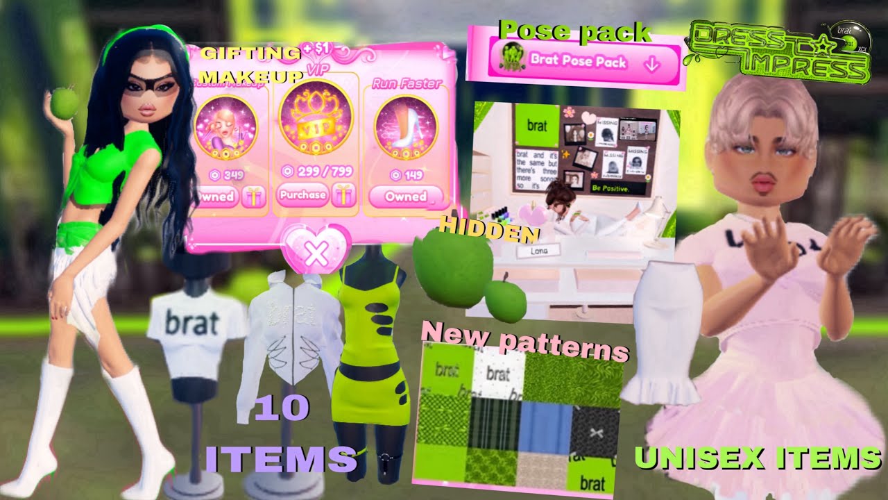 NEW BRAT UPDATE OUT NOW! 10 NEW ITEMS, UNISEX ITEMS AND MORE | Dress To ...