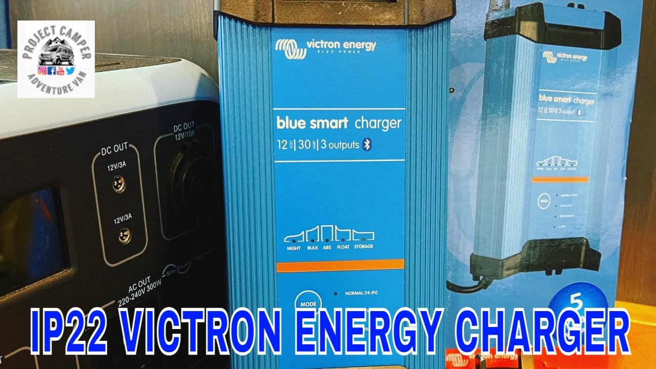 VICTRON ENERGY BLUE SMART IP22 12V 30AMP SMART CHARGER - YouTube