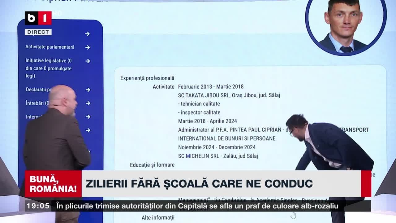 Senatorul POT, Paul Ciprian Pintea, a scris în CV că urmează cursurile ...