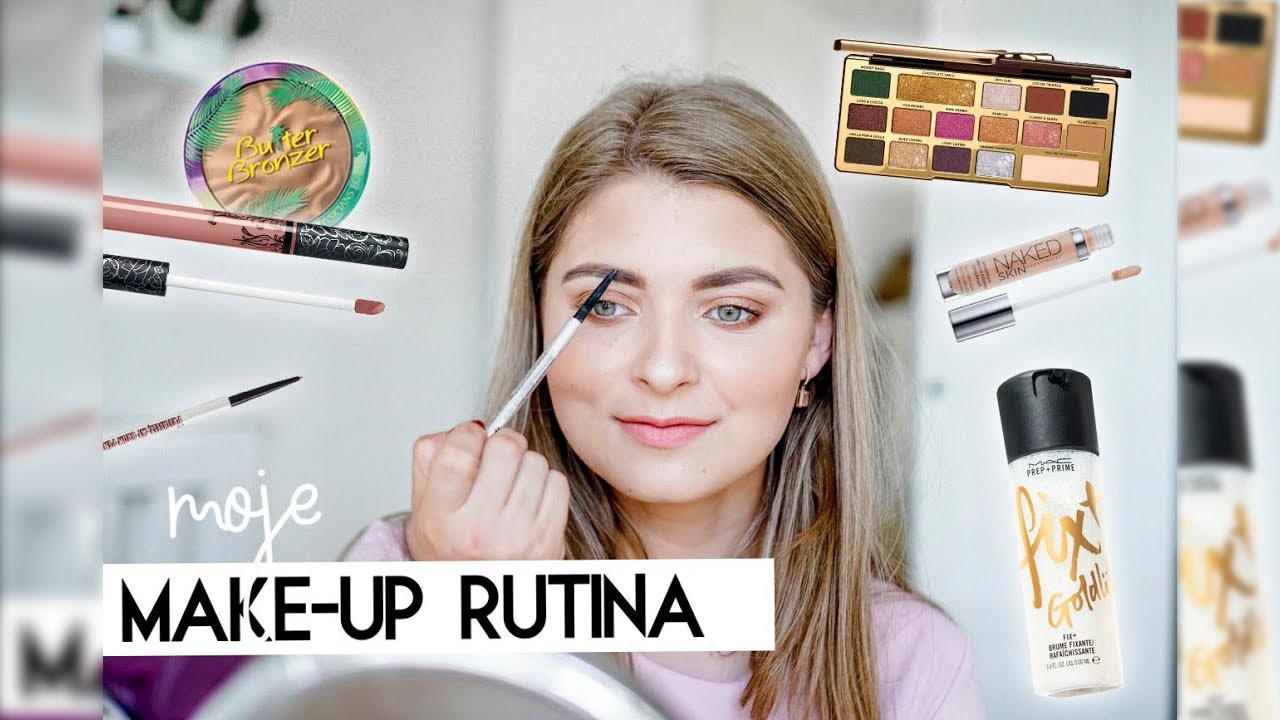 Moje denní makeup rutina 💕🤫 - YouTube