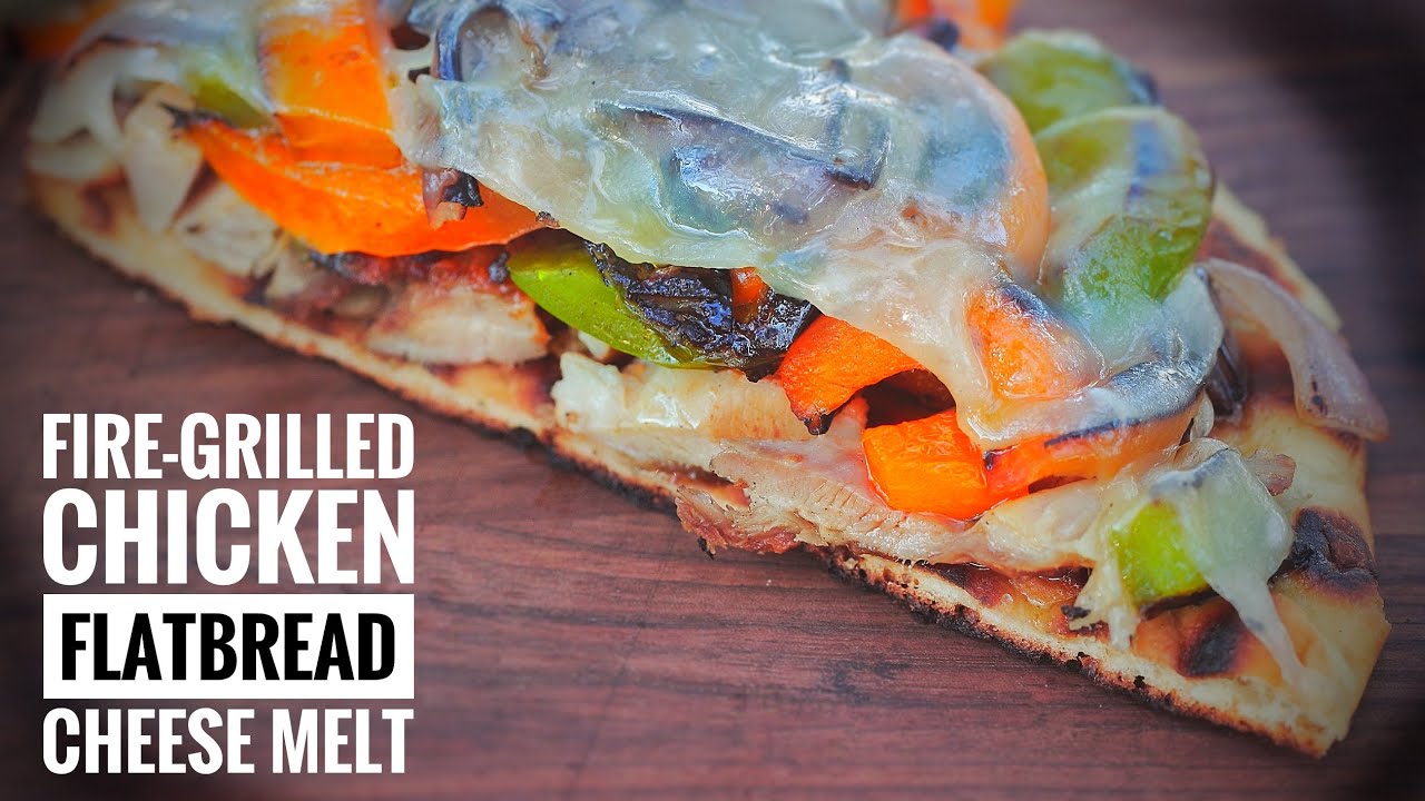Fire-Grilled Chicken Flatbread Sandwich Melt - YouTube