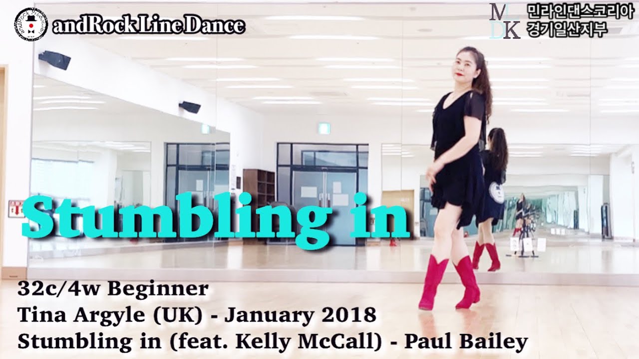 Stumbling In Line Dance(Beginner) - Demo - YouTube