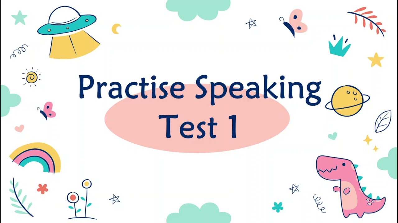STARTERS SPEAKING TEST 1 - SUCCEED IN STARTERS - YouTube