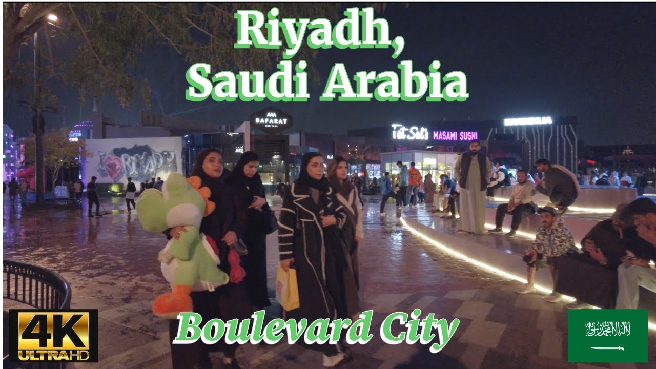 4K/60fps - Riyadh, Saudi Arabia 2024 Walking Tour (Boulevard City ...