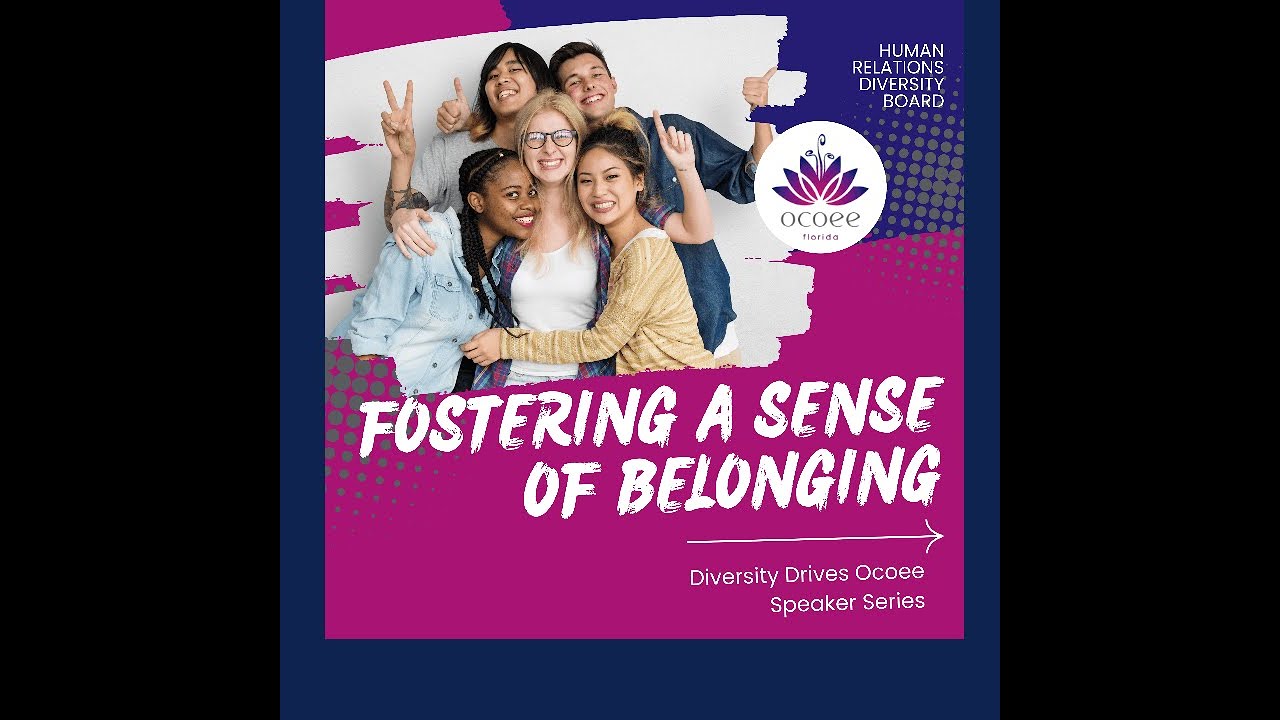 HRDB diversity series - Fostering a Sense of Belonging - YouTube