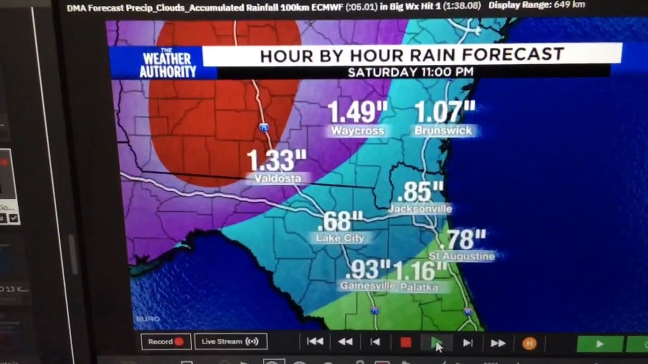 Scattered showers turn to rain this weekend - YouTube