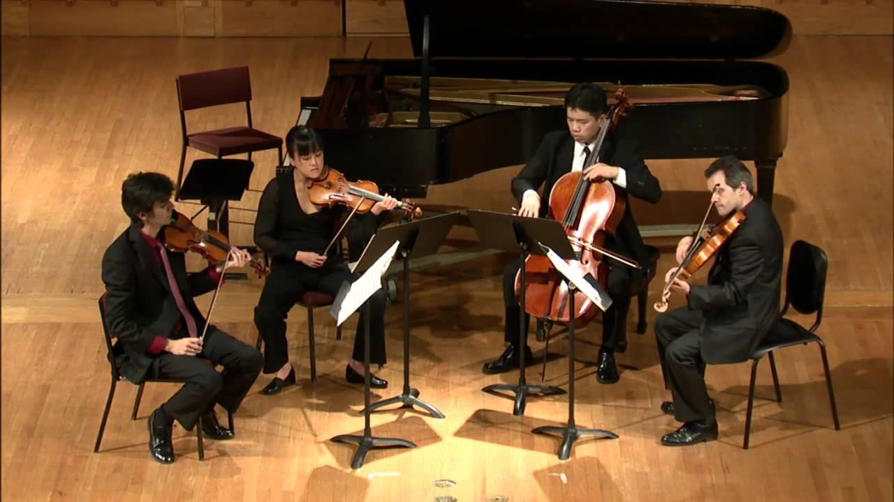 Avalon String Quartet - Bartók - String Quartet No. 6 - II - Mesto-Marcia - YouTube
